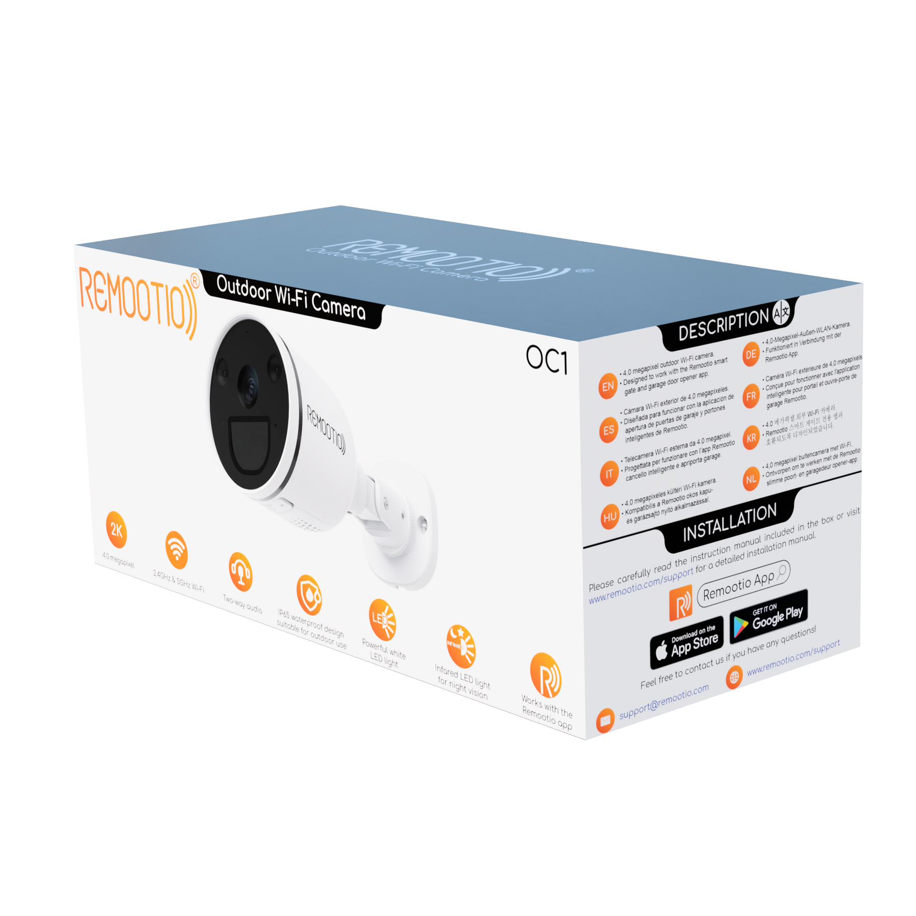 Remootio Outdoor Camera for Smart Gate Garage Door Opener